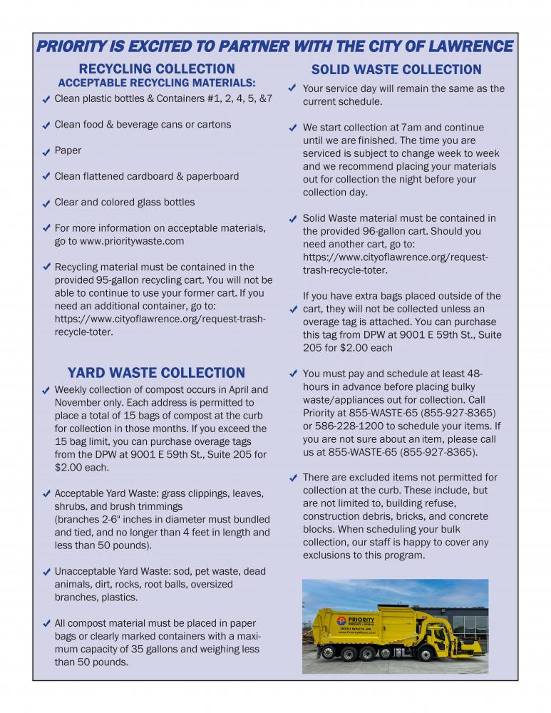 New trash and recycle toters are coming | City of Lawrence, Indiana